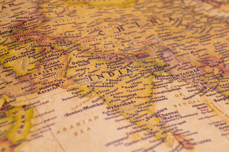 Geographic Map of the World Stock Image - Image of global, trade: 387623593