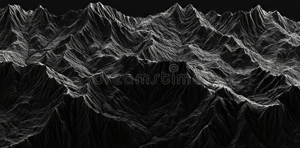 Geographical Base - Hydrography - Aerial View of a Mountain River ...