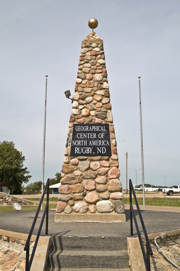 Geographical Center of North America Stock Image - Image of ...