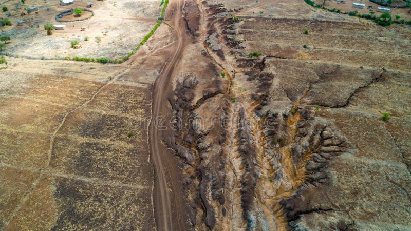 Geographical Feature Rift Valley, Tanzania Stock Image - Image of kenya ...
