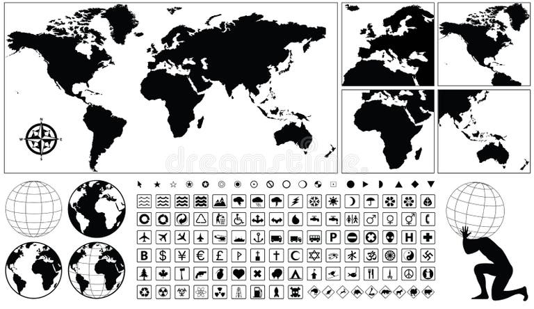 Geography Symbols Stock Illustrations – 15,447 Geography Symbols Stock ...