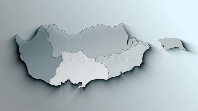Modern White Map of Turkey with Provinces Stock Video - Video of city ...