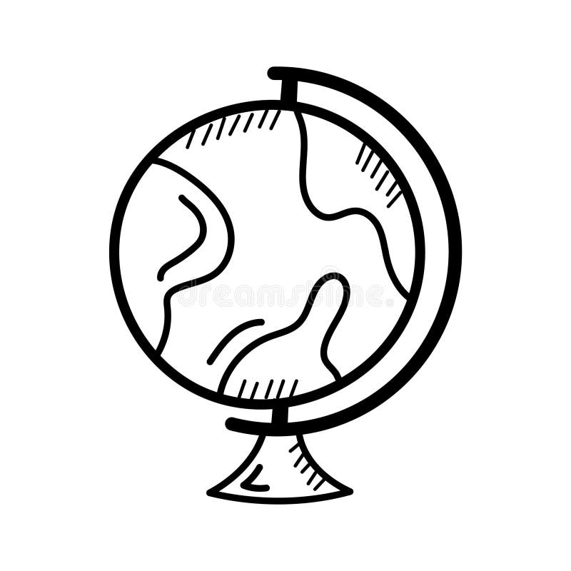 Geography stock vector. Illustration of geography, doodle - 331928824