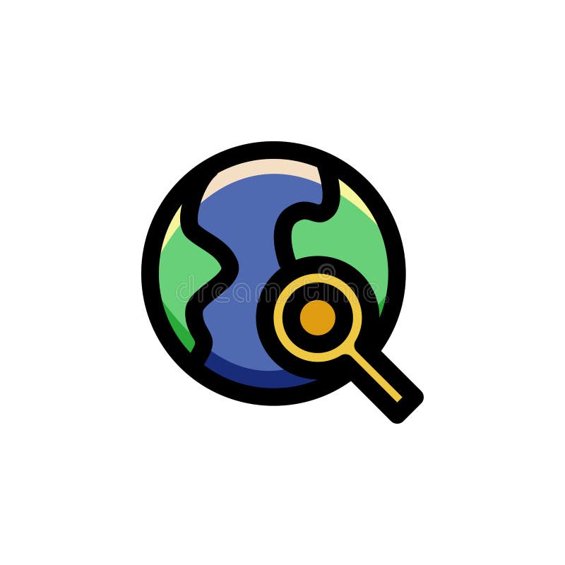 Geography Icon stock vector. Illustration of travel - 266539485