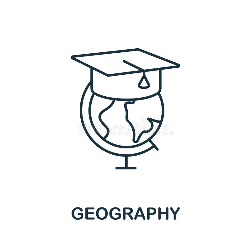 Geography Icon from Science Collection. Simple Line Element Geography ...