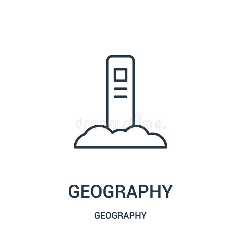 Geography Icon Vector from Geography Collection. Thin Line Geography ...