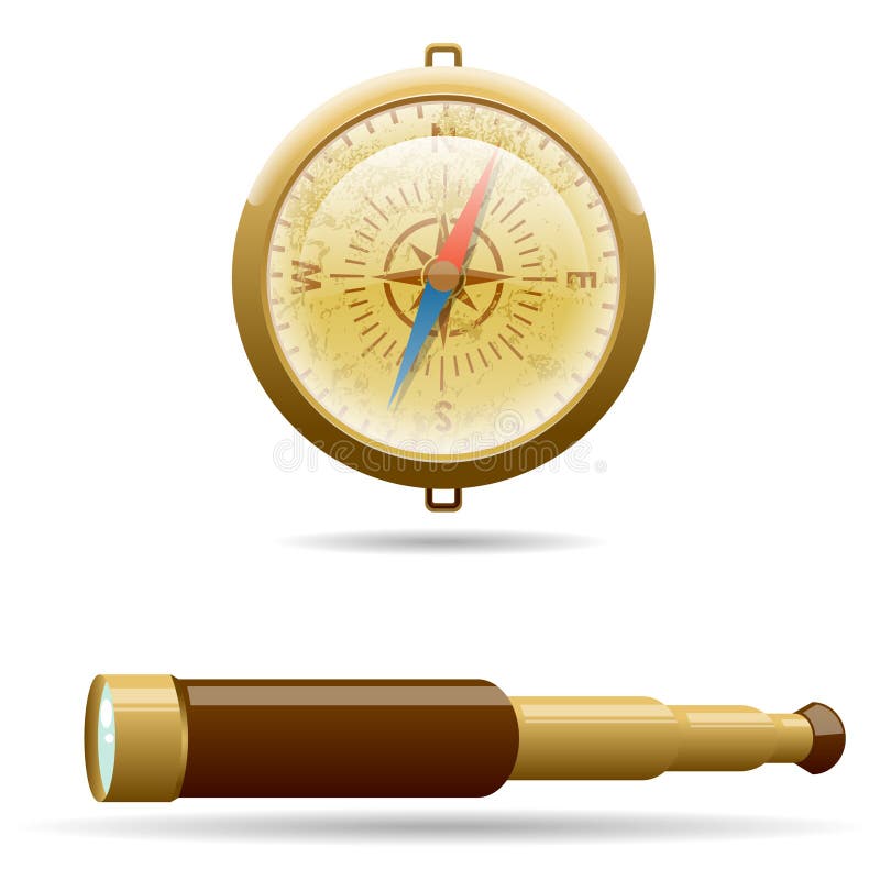 Geography icons set stock vector. Illustration of compass - 61990576