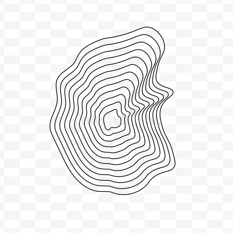 Geography Line Map with Topographic Map Background Stock Illustration ...