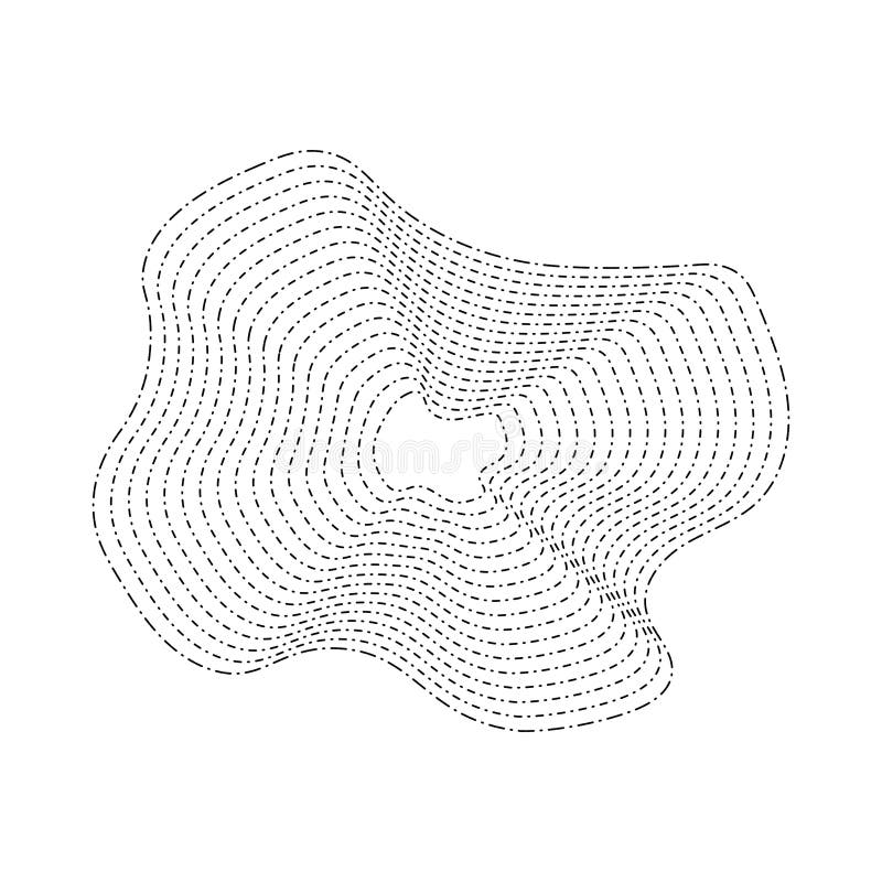 Geography Line Map with Topographic Map Background Stock Illustration ...