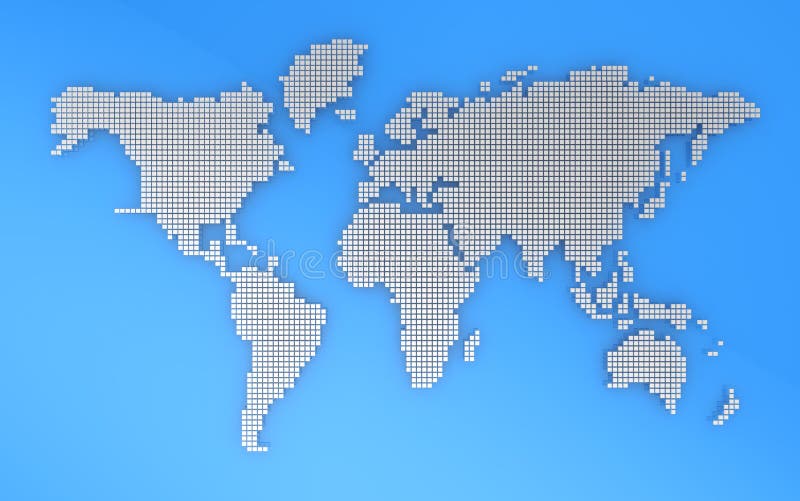 World map with compass stock vector. Illustration of earth - 2336360