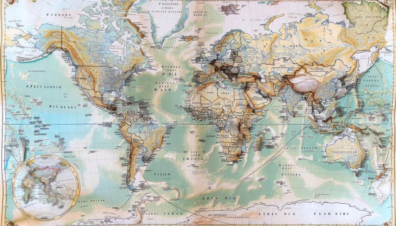Geography of Oil Fields Around the World Stock Image - Image of ...