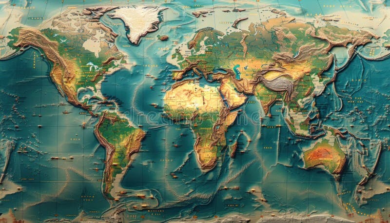 Geography of Oil Fields Around the World Stock Photo - Image of ...