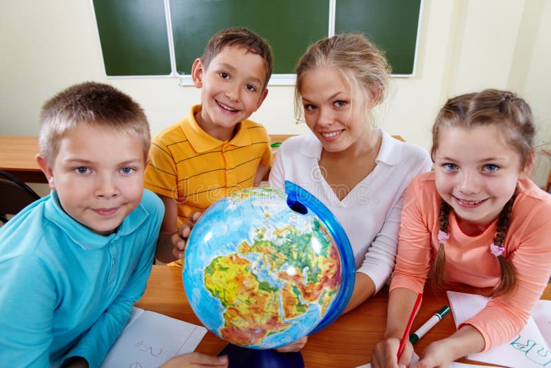 Geography studies stock photo. Image of classroom, child - 23453778