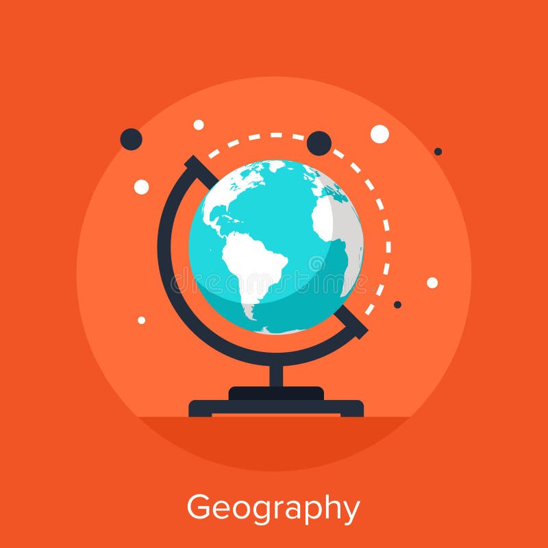 Geography Vector Illustration Concept Stock Vector - Illustration of ...