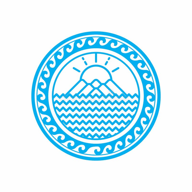 Geography. Vector Logo Design. Stock Illustration - Illustration of ...