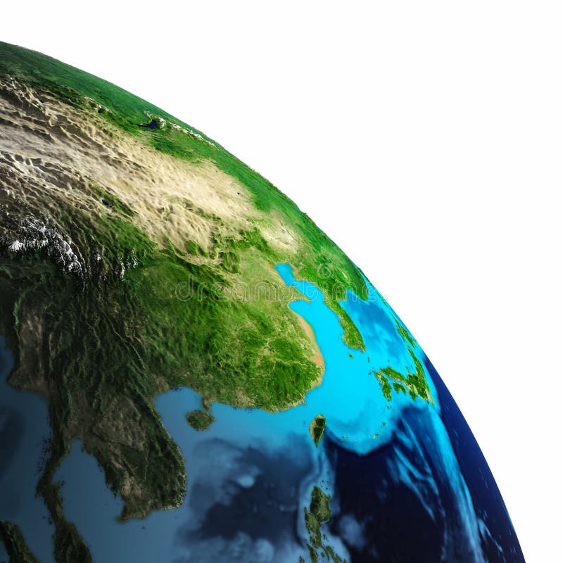 Geography white isolated stock illustration. Illustration of islands ...