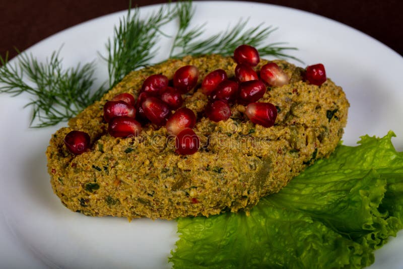 Geogrian Pkhali Tradicional Imagen de archivo - Imagen de georgiano ...