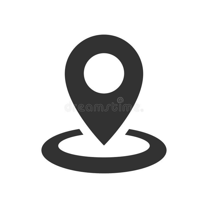 Location icon Pin point stock vector. Illustration of pointer - 141743215