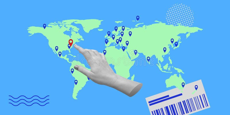 Geolocation, Postal Items, Delivery, Mapping, Tourism, Travel, or ...