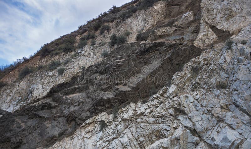 Geologic stock image. Image of stratification, rocks - 53085245