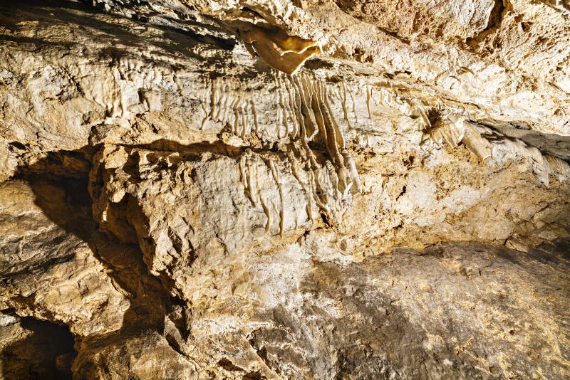 Geological cave stock image. Image of inside, geology - 68043319