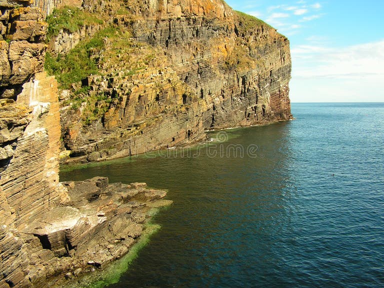 Geological Cliff Formation stock image. Image of face - 1006805
