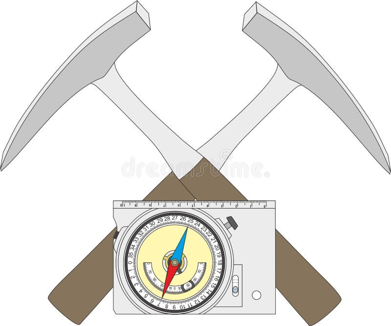 Hammer and block stock illustration. Illustration of decision - 1201375
