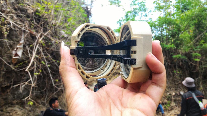 Geological map and compass stock image. Image of mapping - 5305