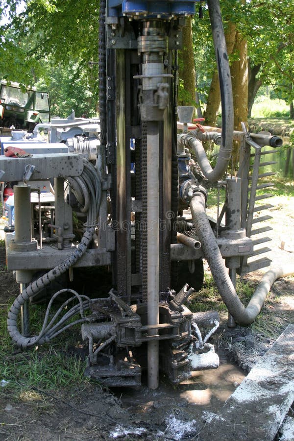 Geological drilling Rig stock image. Image of crude, geomorphology ...
