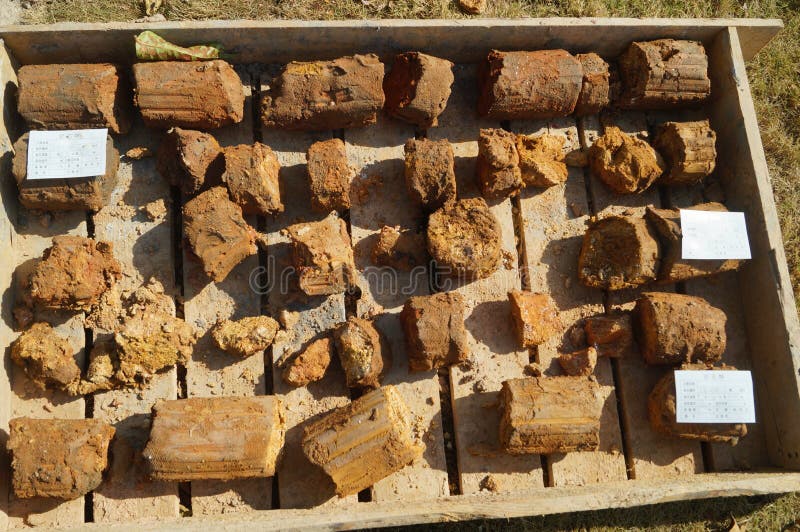 Geological Exploration Of Oil And Gas Production Stock Image - Image of ...