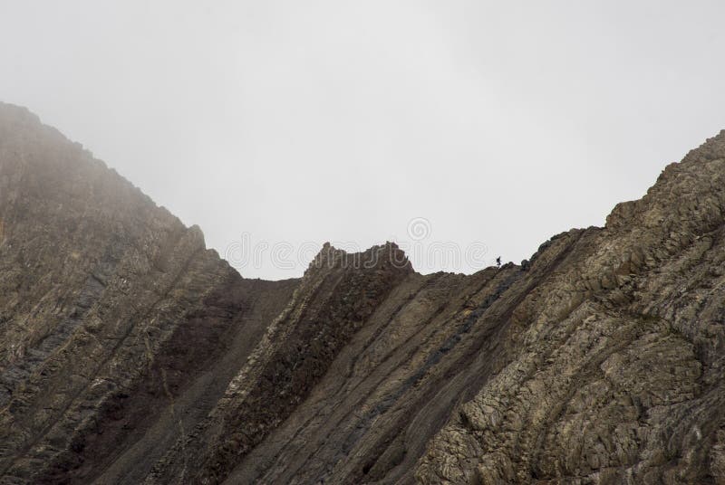 Fold Mountain In The Northern Rockies Stock Image - Image of wilderness ...