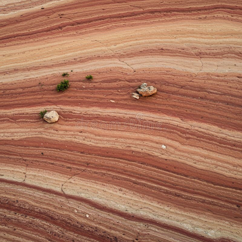 Geological Formation Featuring Stratified Layers of Reddish and Tan ...