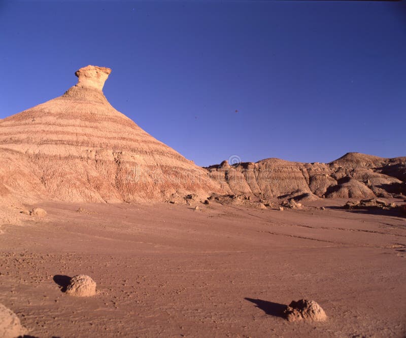 Geological Formation in the Ischigualasto Nature Park Stock Photo ...