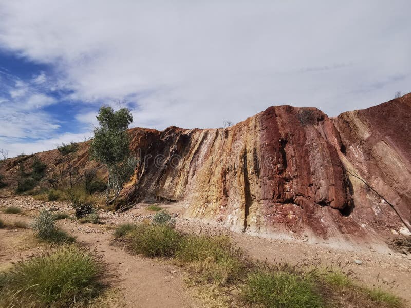 Geological Formation, the Standley Chasm in Northern Territory ...