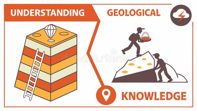 Geological Knowledge and Understanding, Scientific Concepts. Vector ...