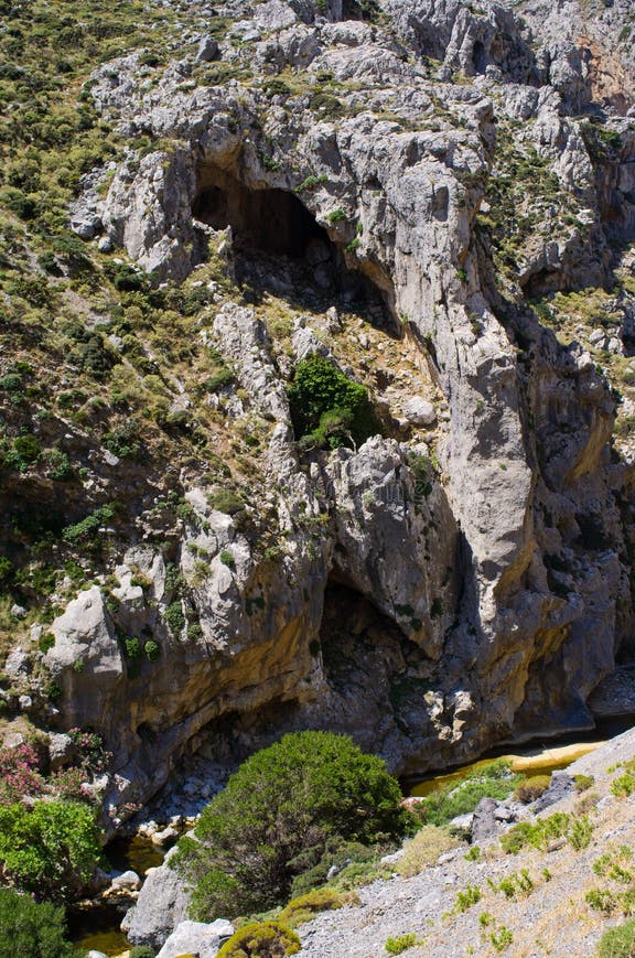Geological Layers on Crete Island, Greece Stock Image - Image of shale ...
