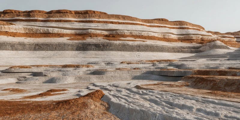 Geological Layers with Rocks and Soil Textures. Stock Photo - Image of ...