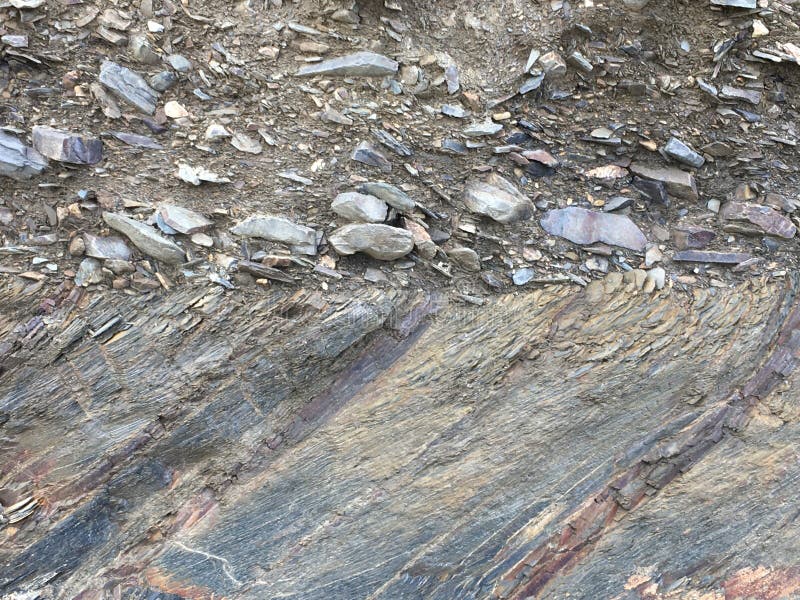 Geological Layers. Stone, Cross Stock Photo - Image of texture, rock ...