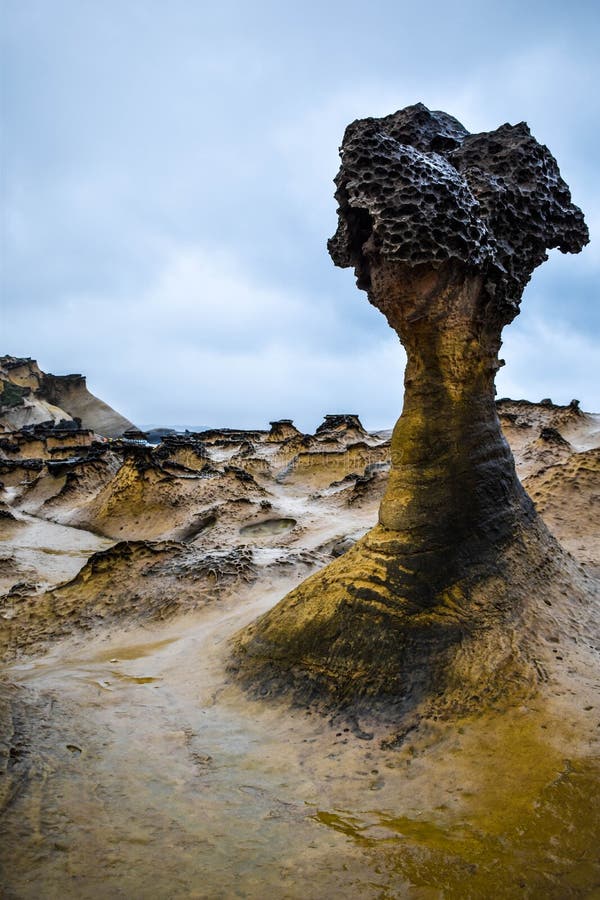 Geological Phenomena in the North of Taiwan Stock Photo - Image of bath ...