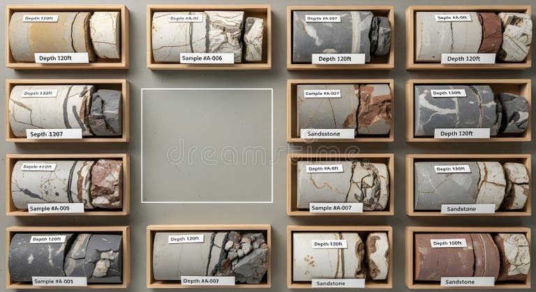 Geological Core Sample Stock Illustrations – 124 Geological Core Sample ...
