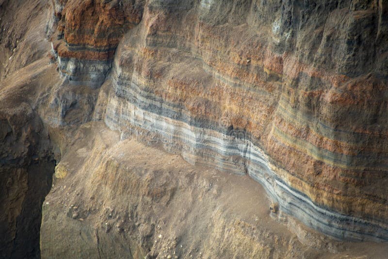 Layers in Cliff stock photo. Image of period, triassic - 321113068