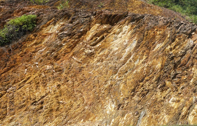 The Geological Structure Shale Sedimentary Rock. Stock Photo - Image of ...