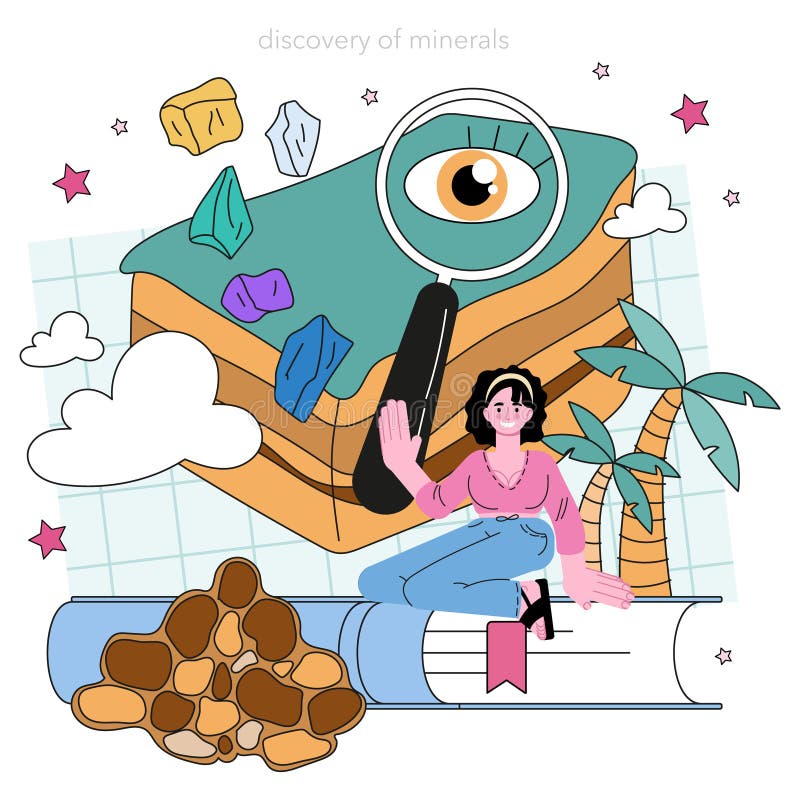 Geology Concept. Scientist Study Structure, Evolution and Dynamics ...