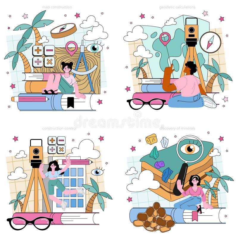 Geology Concept. Scientist Study Structure, Evolution and Dynamics ...