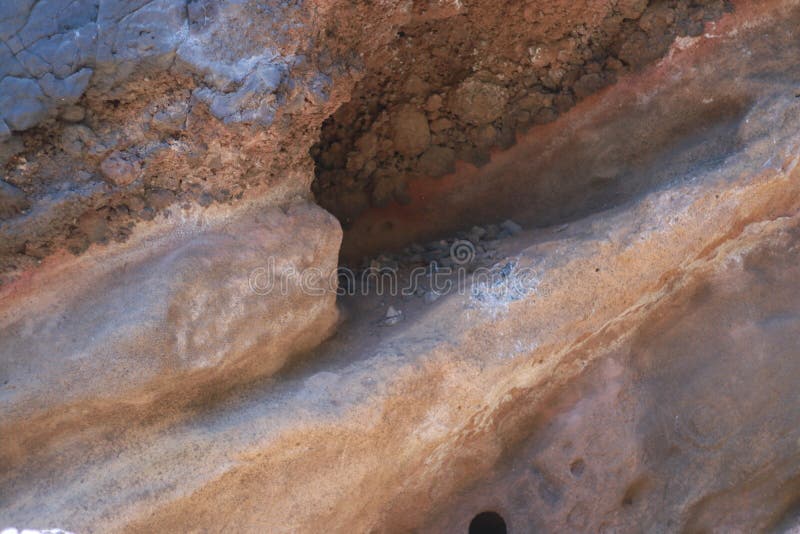 Geology of Different Layers of Volcanic Rock Stock Photo - Image of ...