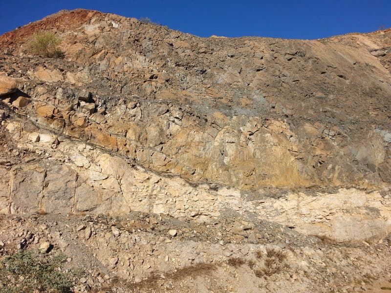 Geology Rocks in Open Pit Mine Mining Wall Stock Photo - Image of zone ...
