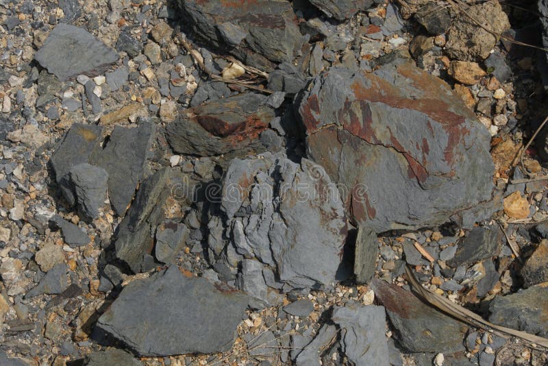 Sample of Natural Shale Sedimentary Rock. Stock Photo - Image of mass ...