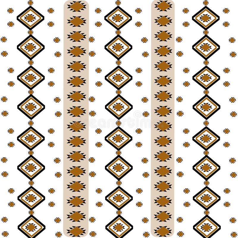 Geometric Ethnic Pattern, Vector, Seamles Pattern, Navajo Stock Vector ...