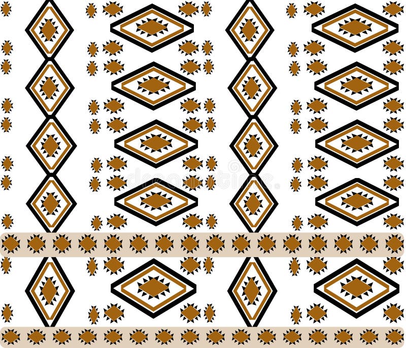 Geometric Ethnic Pattern, Vector, Seamles Pattern, Navajo Stock Vector ...