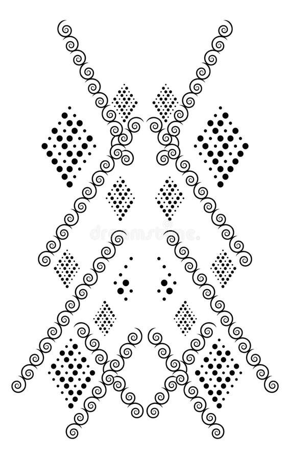 Geometic Design and Effects with Flowers. Effective Pattern Stock ...